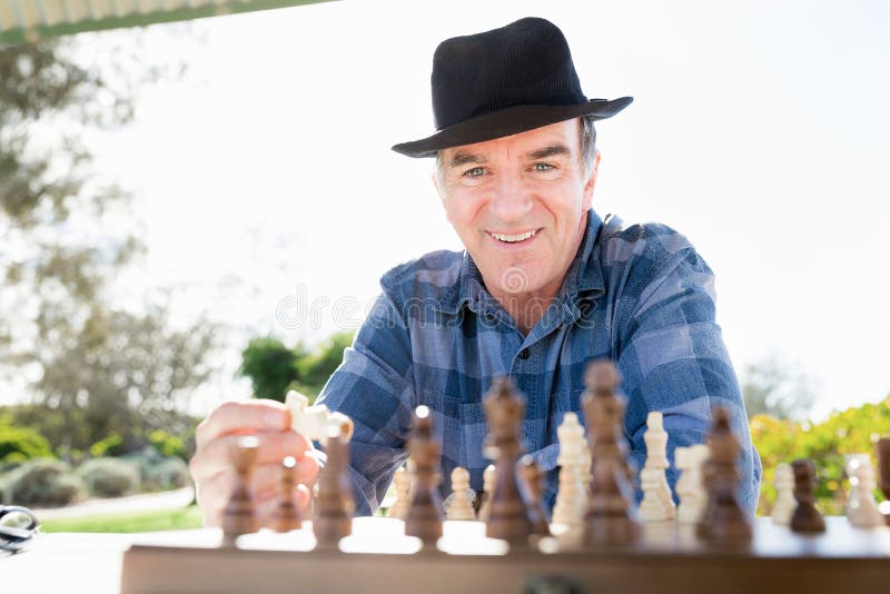 Thinking chess strategy stock image. Image of people - 93104677