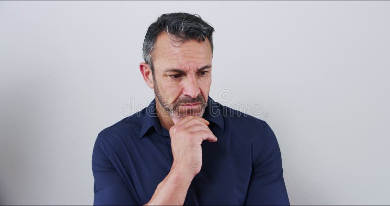 Thinking, Choice and Man in Studio with Questions, How or Strategy ...