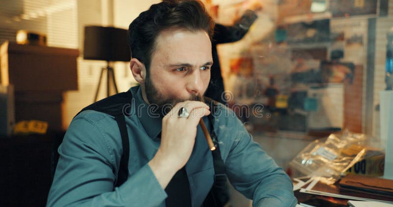 Detective Smoking Night Stock Photos - Free & Royalty-Free Stock Photos ...