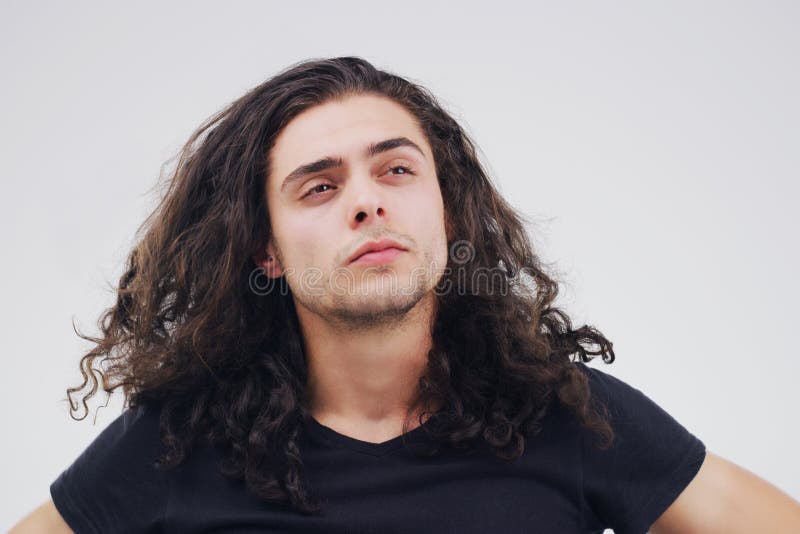 Thinking, Confused and Man with Doubt in Studio for Brainstorming ...