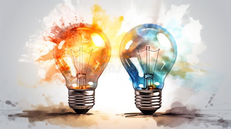 Thinking and Creative Concept. Concept the Idea of Knowledge and ...