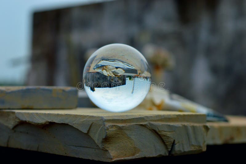 Thinking Crystal Ball stock image. Image of thinking - 77034311