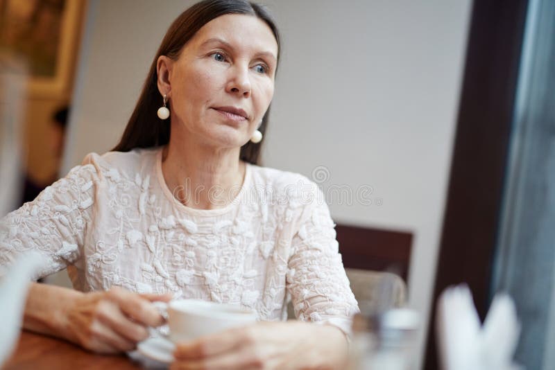 Serious granny stock image. Image of looking, lifestyle - 76564753