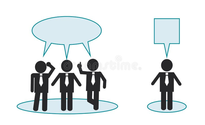 Thinking is Different from Other People Stock Vector - Illustration of ...