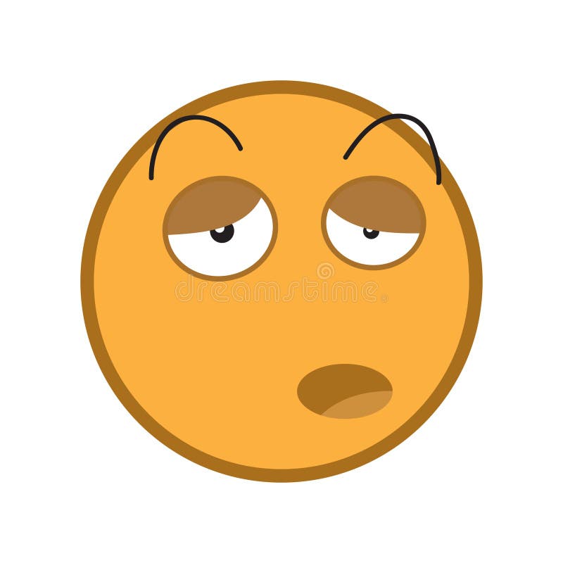 Thinking Emoticon. Vector Illustration Decorative Design Stock Vector ...