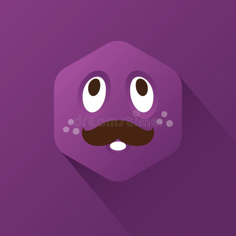 Thinking Emoticon. Vector Illustration Decorative Design Stock Vector ...