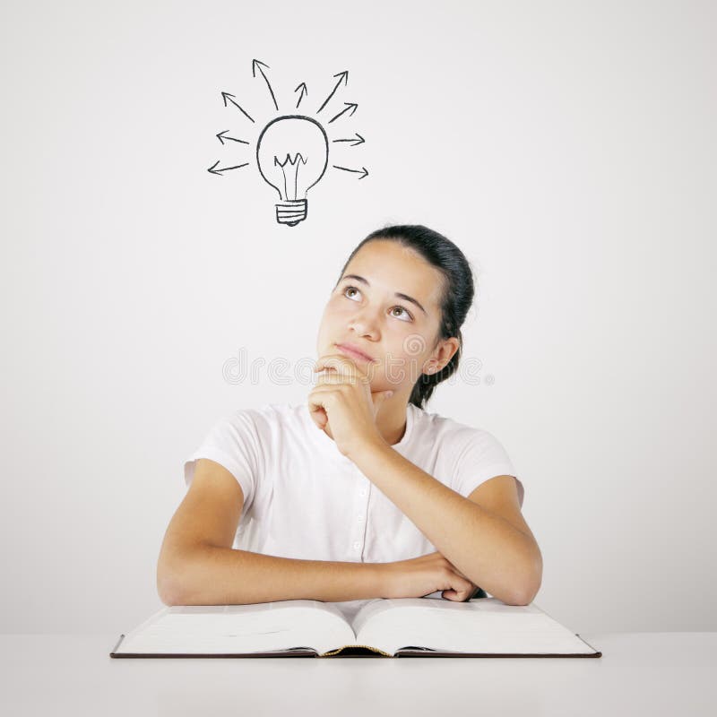Thinking about the future stock image. Image of thinking - 26925155