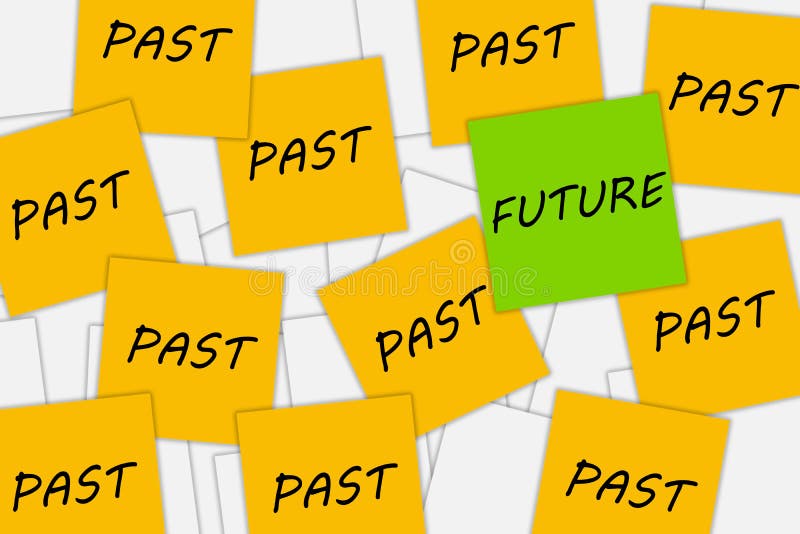 Thinking about the future stock illustration. Illustration of planning ...
