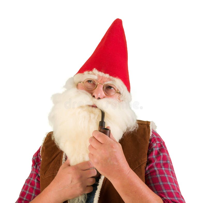 Thinking gnome stock photo. Image of figure, live, thinking - 52242090