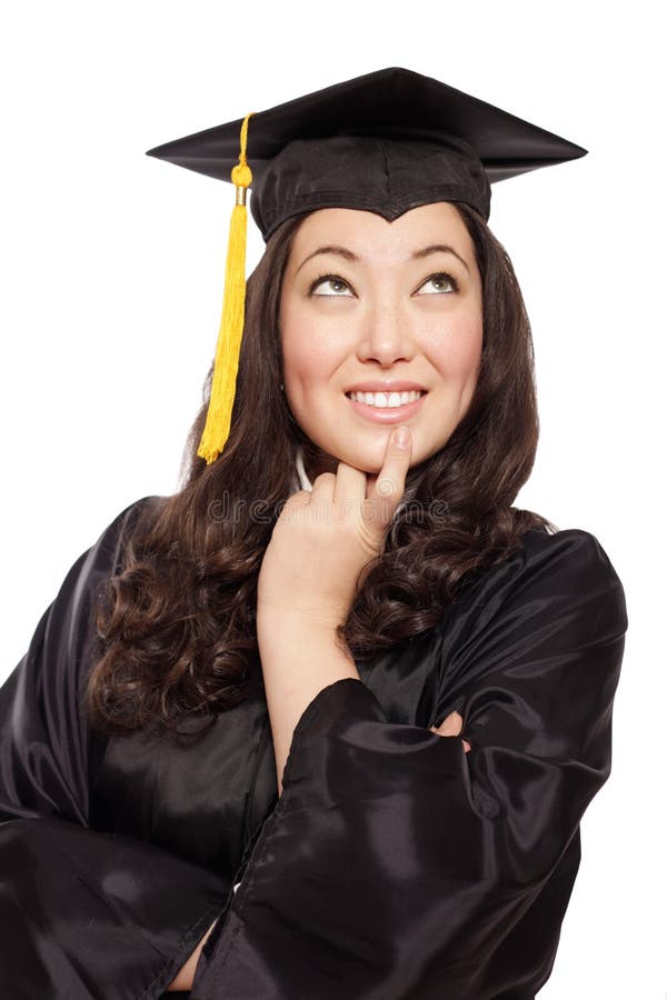 Thinking grad stock image. Image of education, board, college - 7736787