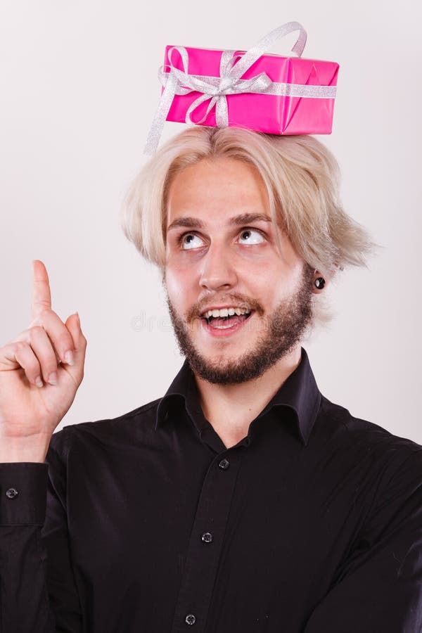 Giving a gift stock photo. Image of surprise, white, gift - 22134264