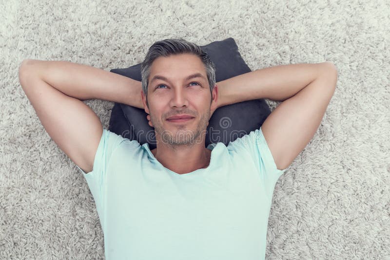 Thinking and Having a Break Stock Image - Image of thinking, dream ...