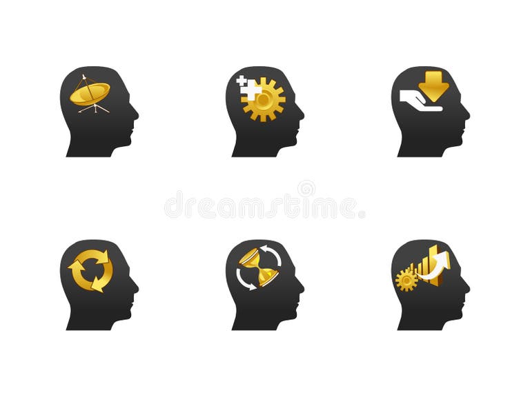Head Brain Plus Stock Illustrations – 423 Head Brain Plus Stock ...