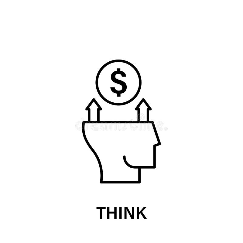 Thinking, Head, Plus, Circle, Positive Icon. Element of Human Positive ...