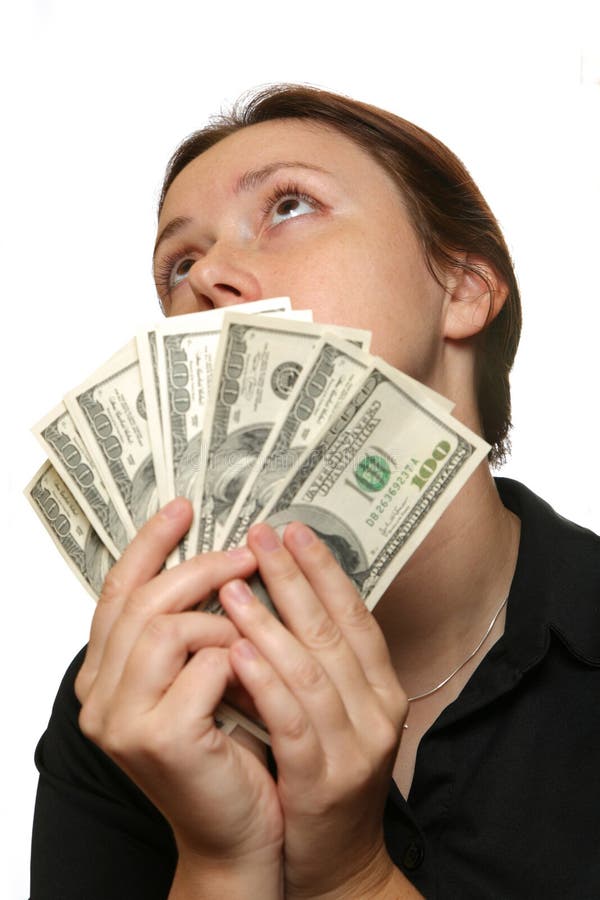 Thinking How To Spend Money Stock Image - Image of females, pretty: 6576725