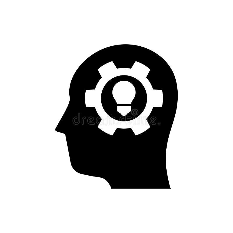 Thinking Icon stock vector. Illustration of thinking - 192457115