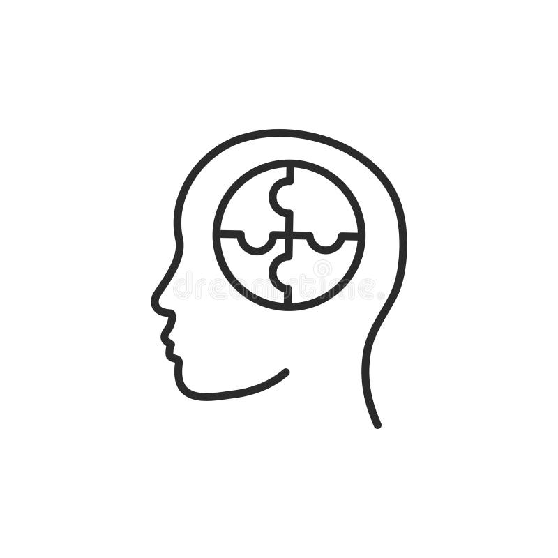 Thinking icon stock vector. Illustration of complexity - 309529106