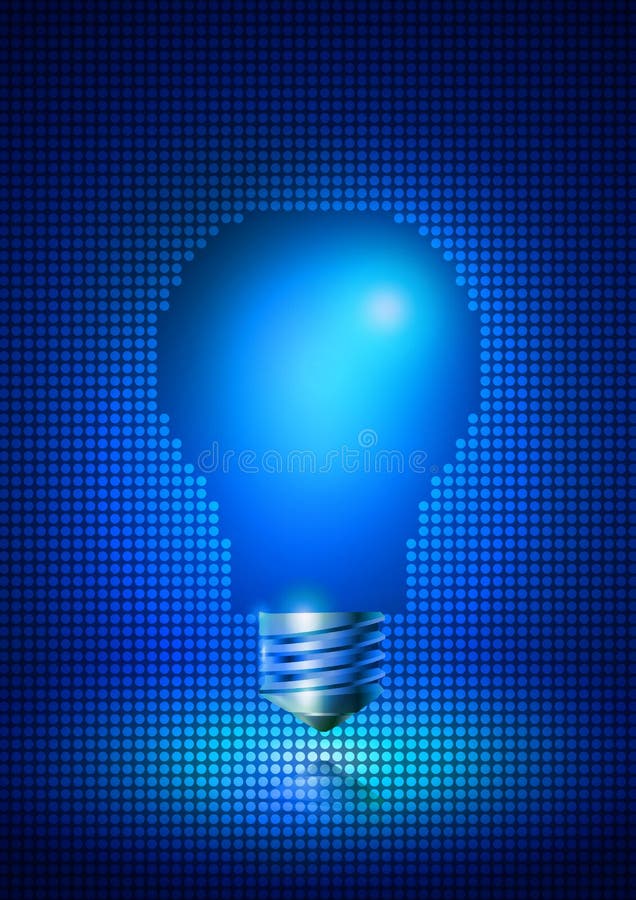 Creative Thinking Light Bulb Stock Vector - Illustration of printed ...