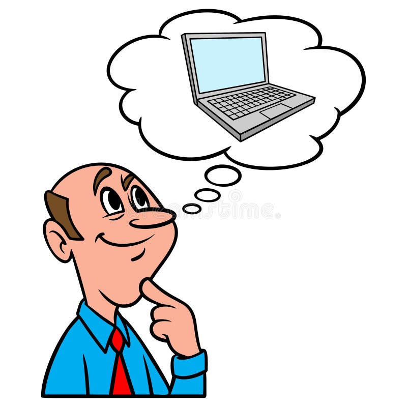 Computer Thinking Stock Illustrations – 14,603 Computer Thinking Stock ...