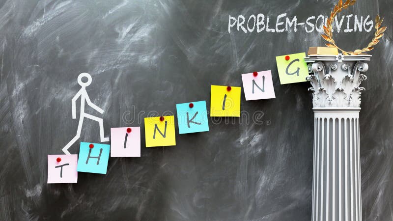 Thinking Leads To Problem-Solving - a Metaphor Showing How Thinking ...