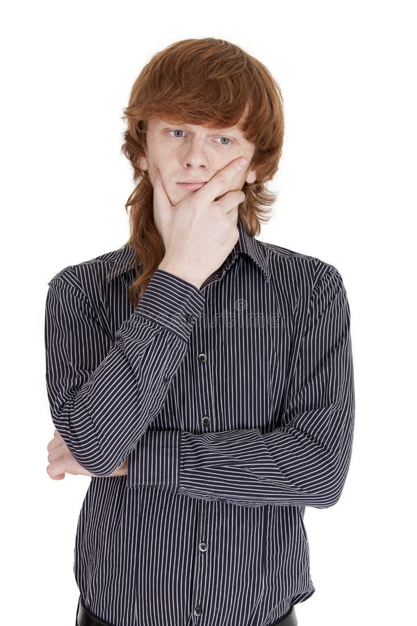 Thinking man stock photo. Image of occupation, looking - 11903754