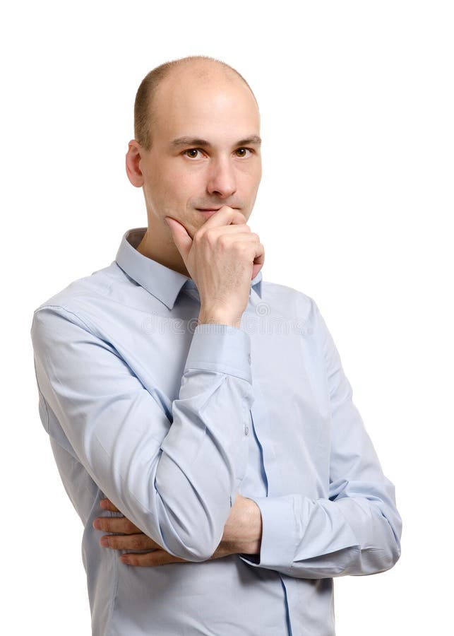 Thinking hard stock image. Image of casual, people, face - 8697827