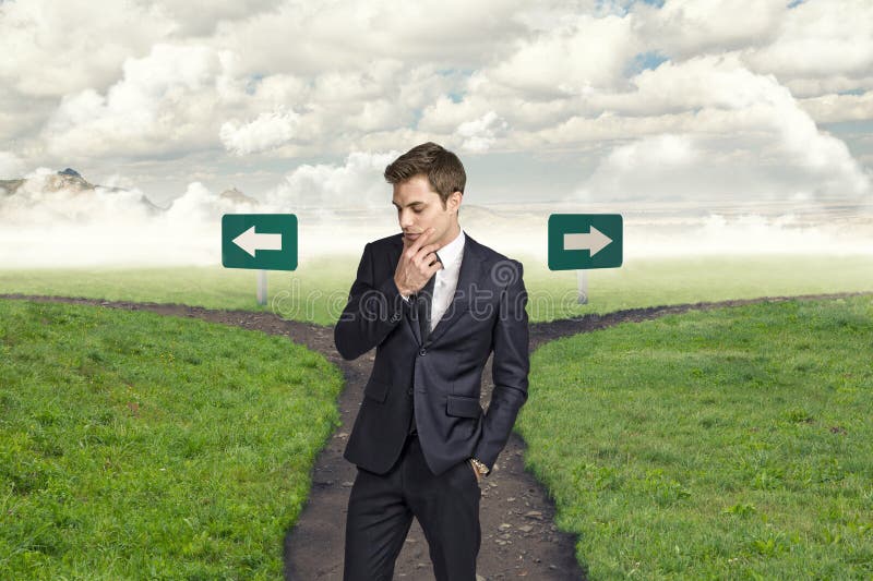 A new way stock photo. Image of businessman, future - 107552846