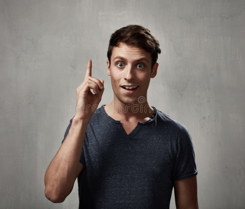 Thinking man happy stock photo. Image of people, glad - 81711654