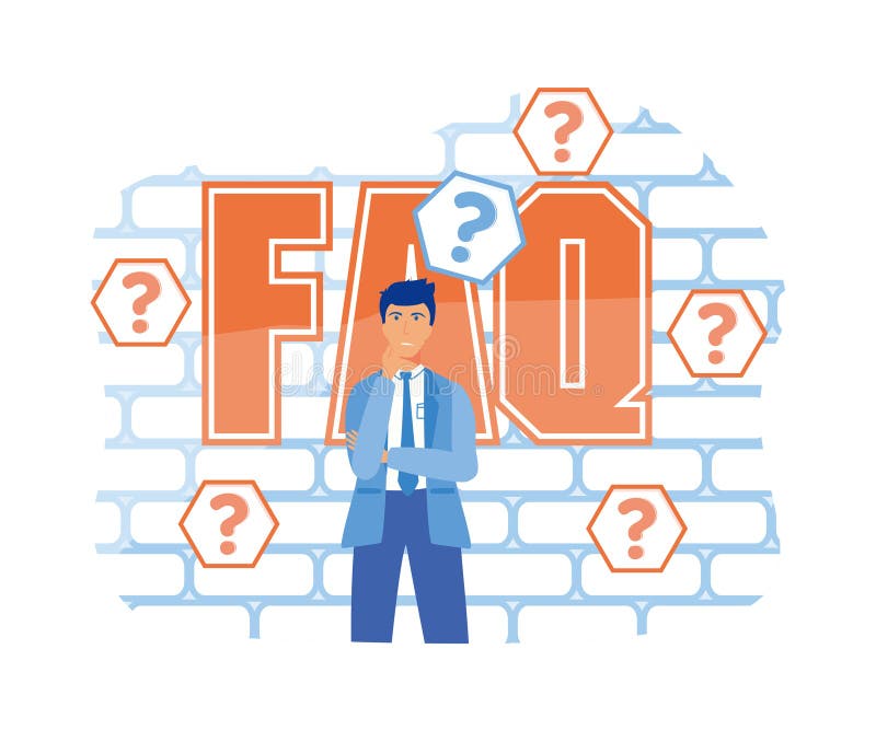 Thinking Man with Question Mark. Confused, Doubts, Curious Stock Vector ... Thinking Man with Question Mark. Confused, Doubts, Curious Stock Vector ...