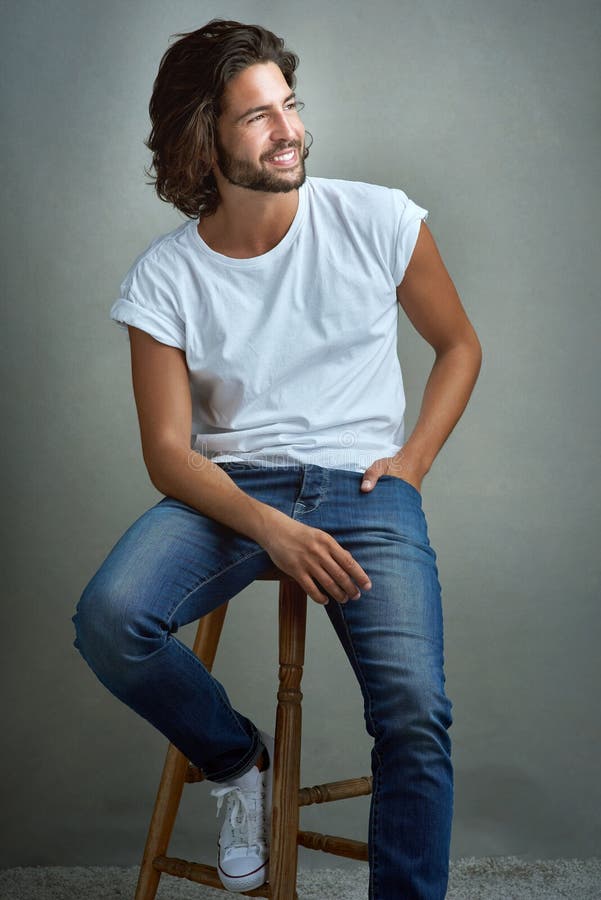 9,438 Male Model Sitting Chair Stock Photos - Free & Royalty-Free Stock ...