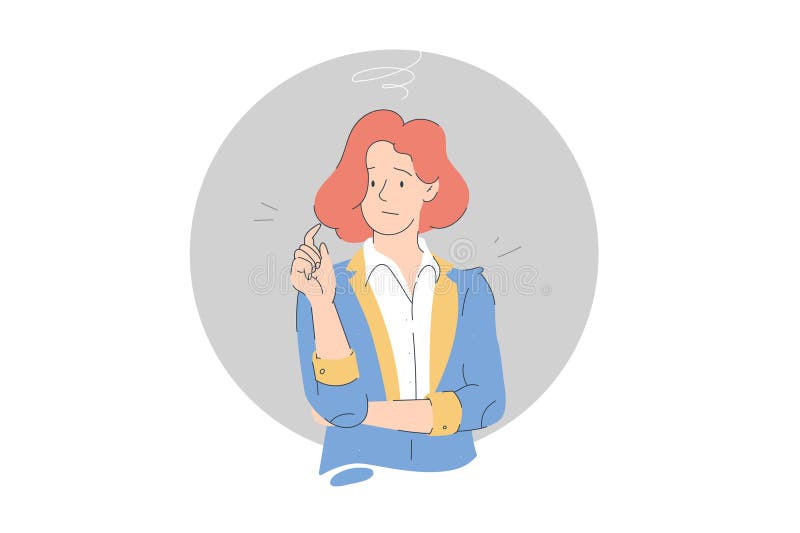 Thinking Man Standing Pensive Contemplating Looking Skeptic Stock ...