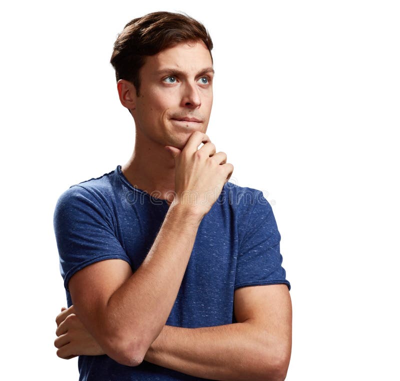Thinking man stock image. Image of adult, look, lifestyle - 89402385