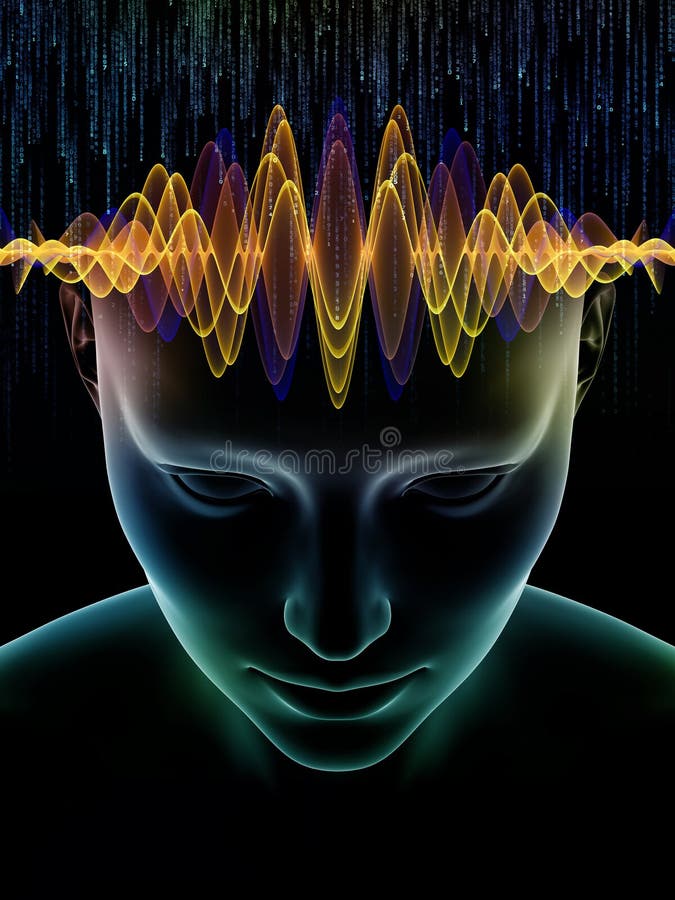 Thinking of Mathematics stock illustration. Illustration of pattern ...