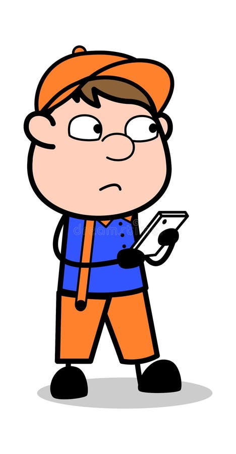 Construction Worker Thinking Cartoon Stock Illustrations – 317 ...