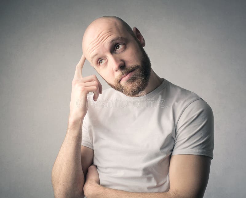 Thinking moments stock image. Image of head, thought - 52292649