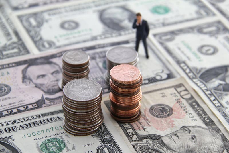 Thinking about money stock image. Image of bills, abraham - 28817261