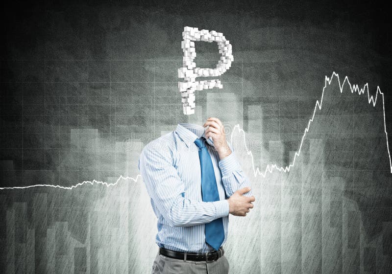 He is always Thinking about Money Stock Image - Image of banker ...