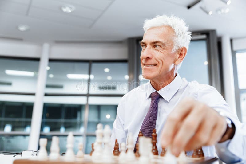 Thinking the next move stock image. Image of businessman - 53254251