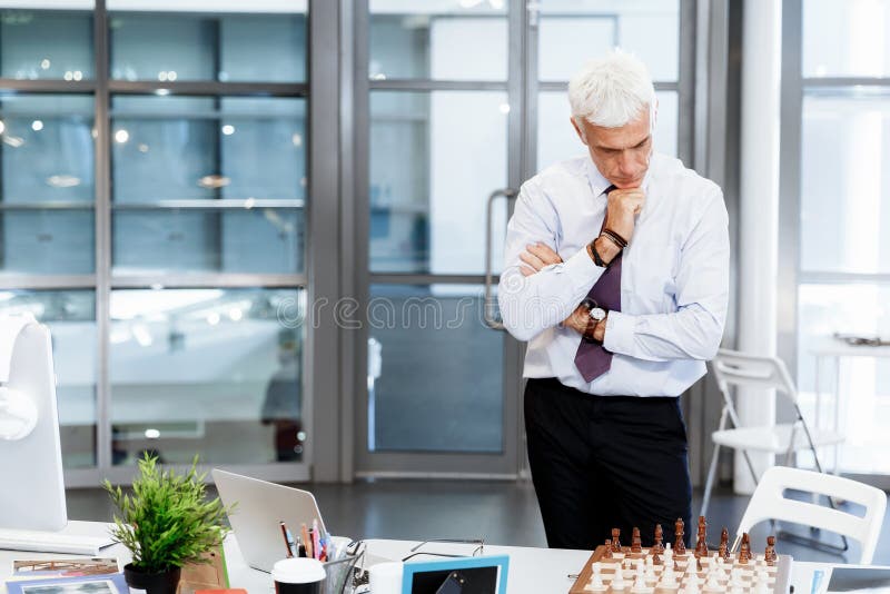 Thinking the next move stock photo. Image of game, leadership - 53408994