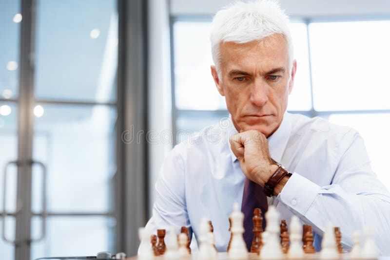 Thinking the next move stock image. Image of management - 60531257