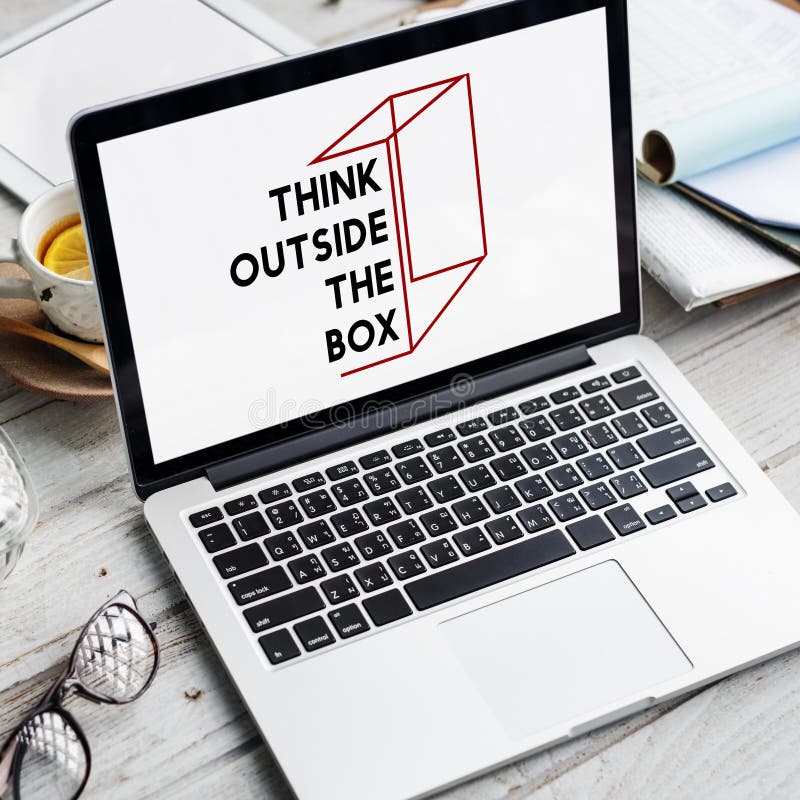 Thinking Out of the Box Concept Stock Image - Image of beautiful ...