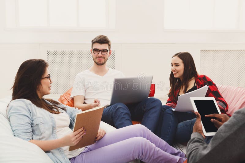 Thinking Out of Box, Professional Team at Office Stock Image - Image of ...