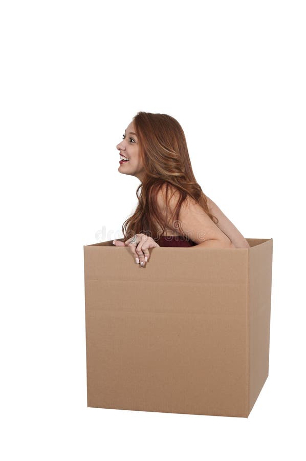 Thinking Outside of the Box Stock Image - Image of container, people ...