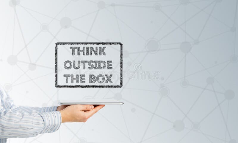 Thinking Outside the Box Concept Stock Photo - Image of think ...