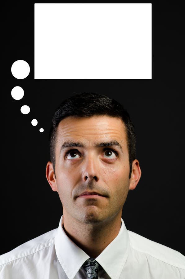 Thinking outside the box stock photo. Image of portrait - 62820196