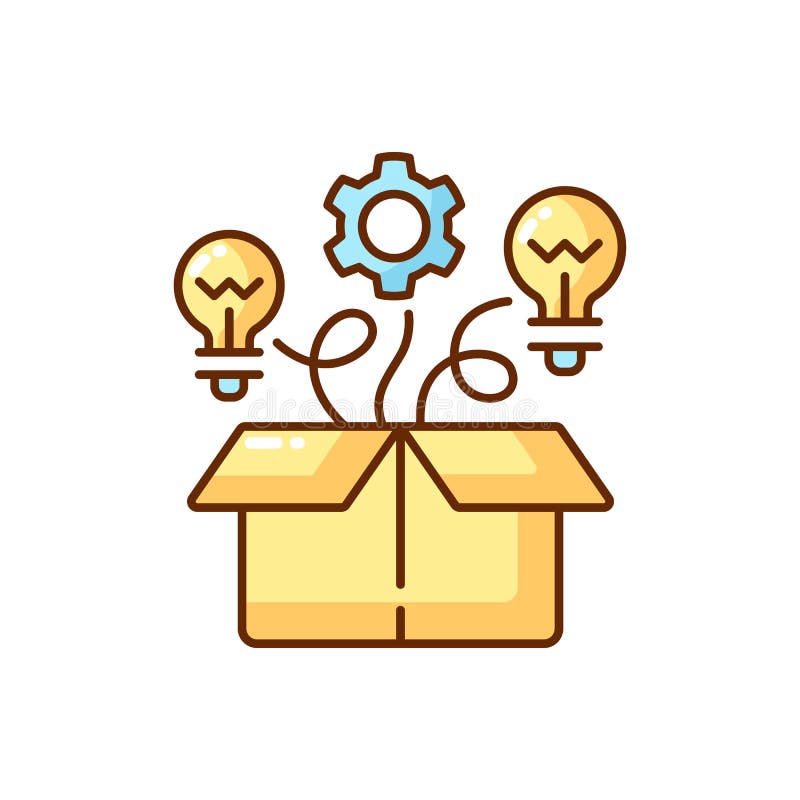 Thinking Outside Box Icon Stock Illustrations – 683 Thinking Outside ...