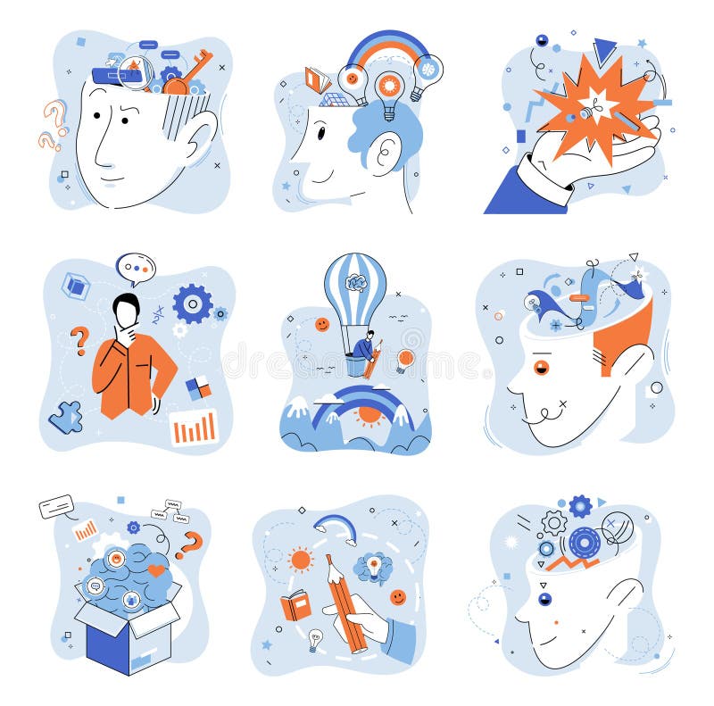 Thinking Outside the Box. Contemplation Opens Door To New and Innovative Ideas Stock ...