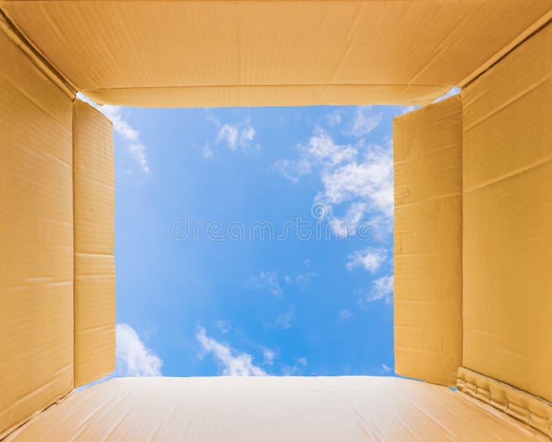 Thinking outside the box stock photo. Image of people - 18205440