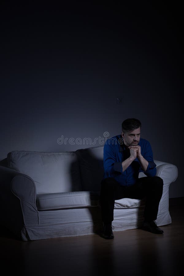 Thinking about past stock image. Image of lonely, desperate - 56375297