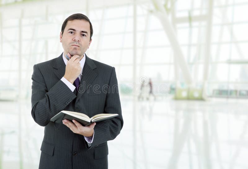 Thinking stock photo. Image of corporate, person, full - 97415298